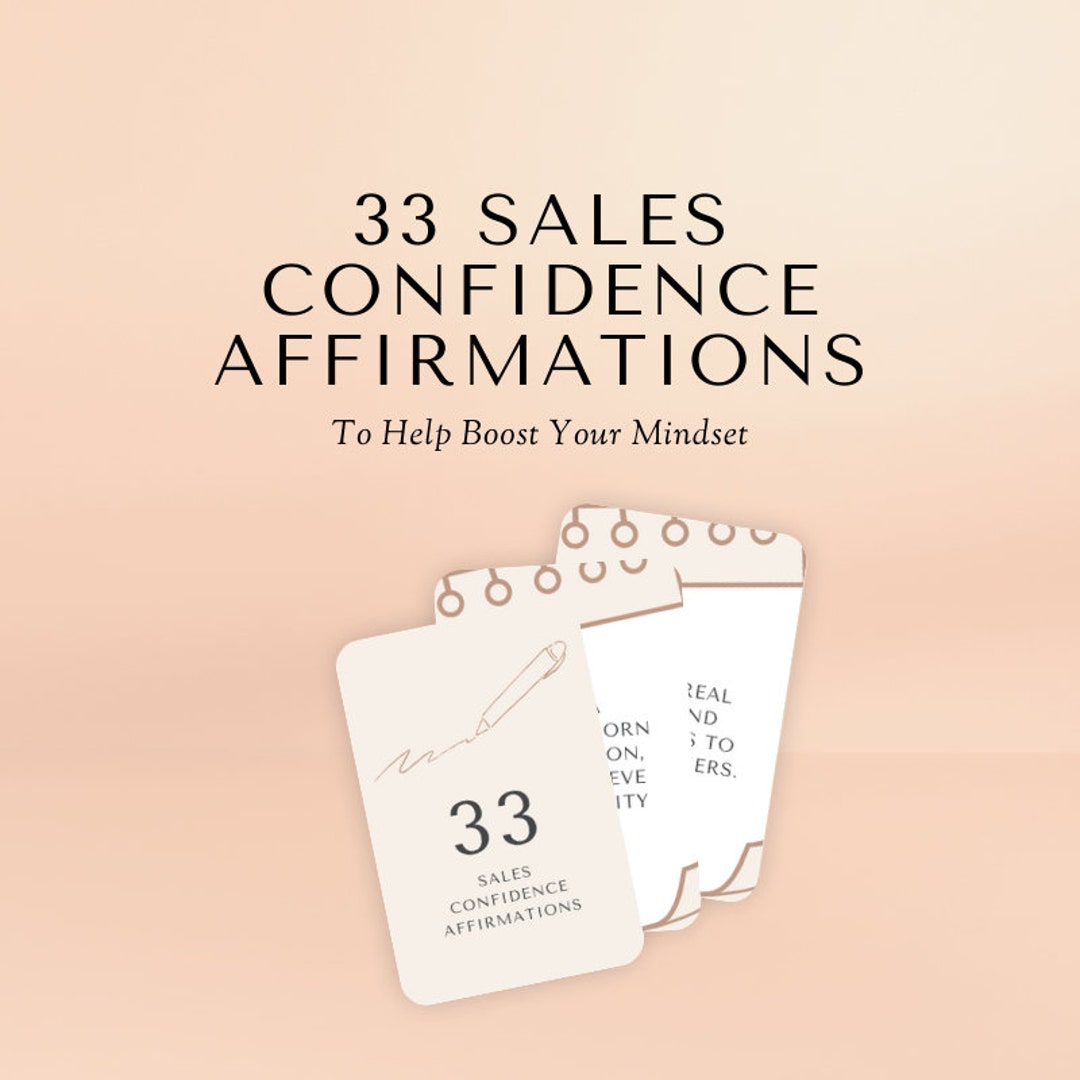 33 Sales Affirmation Cards - Etsy
