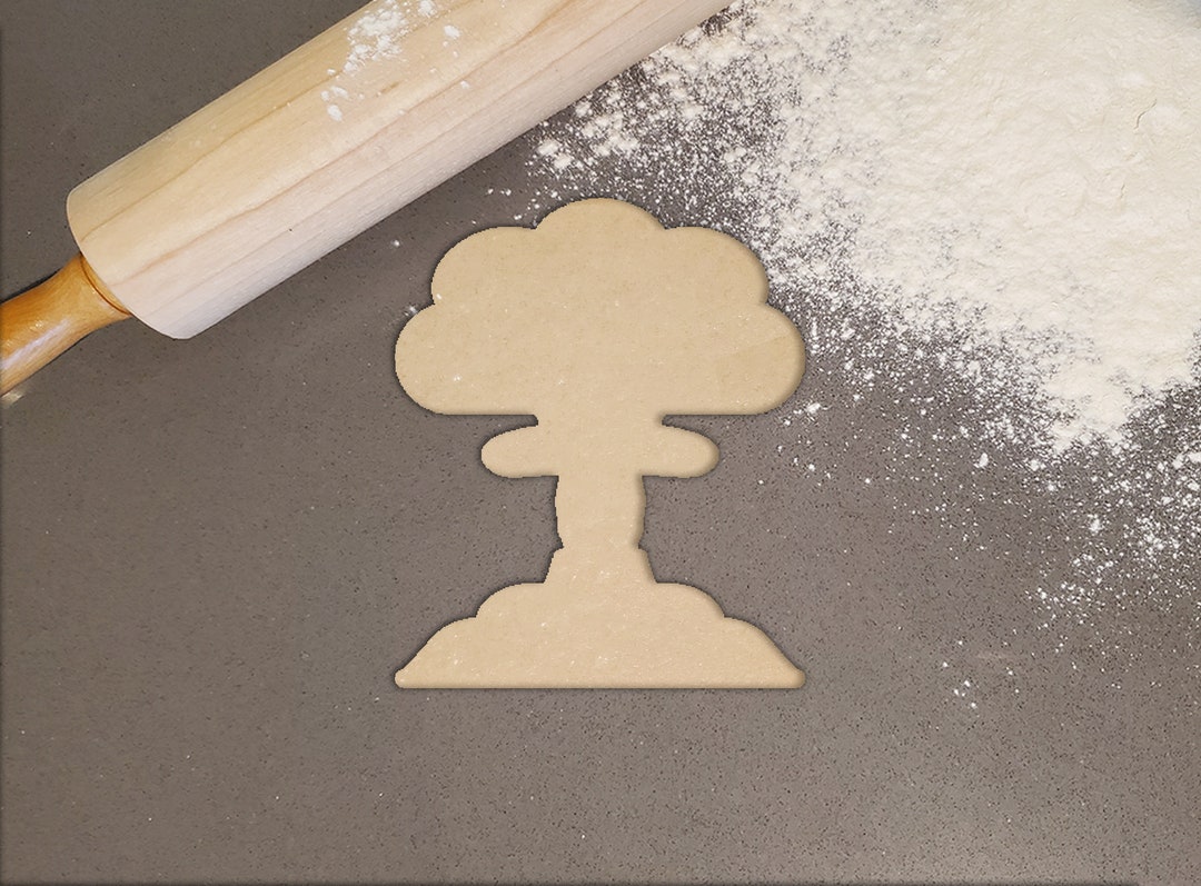 Oppenheimer Nuclear Blast Silhouette Cookie Fondant Cutter - Etsy