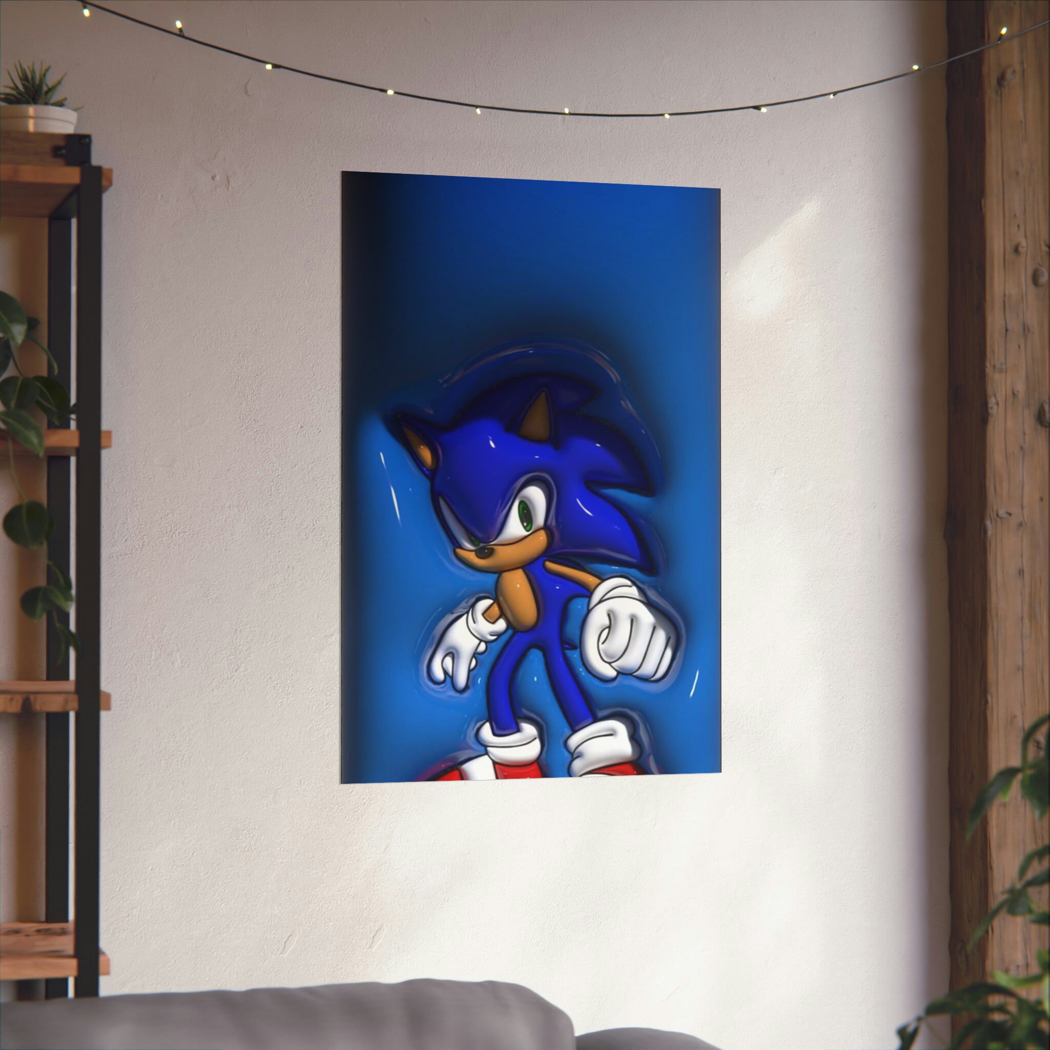 Sonic Aesthetic Poster Sonic Aesthetic Gift Sonic Aesthetic - Etsy