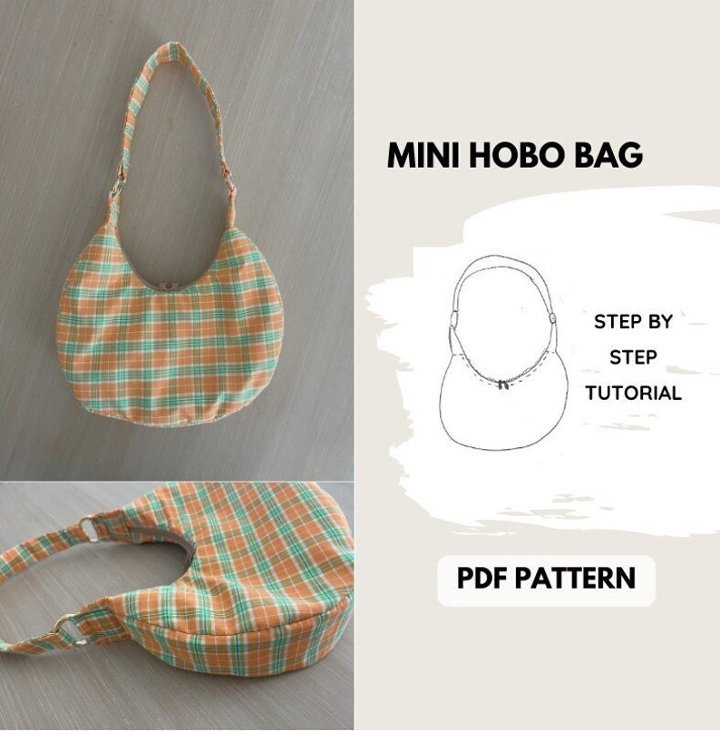 Mini Hobo Bag PDF Sewing Pattern - Etsy
