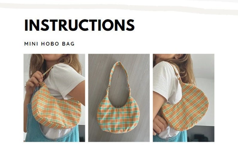Mini Hobo Bag PDF Sewing Pattern - Etsy