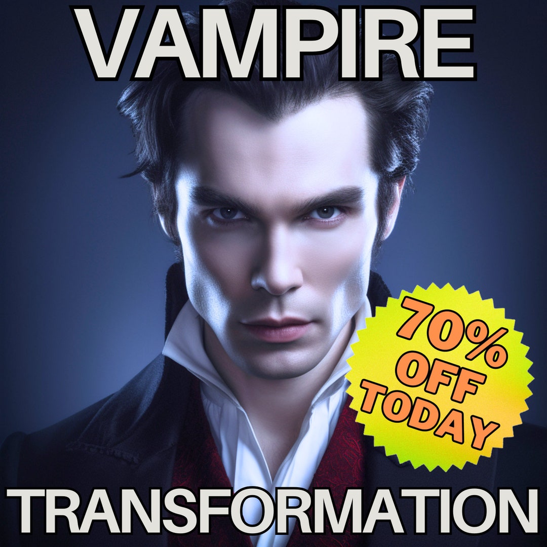 VAMPIRE TRANSFORMATION Spell, Magick Sigil Become A Vampire Ritual Luck ...