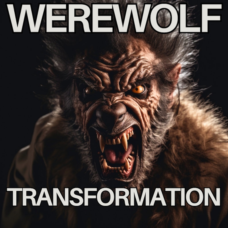 WEREWOLF TRANSFORMATION Sigil Become A Werewolf Ritual Luck Power Magic ...