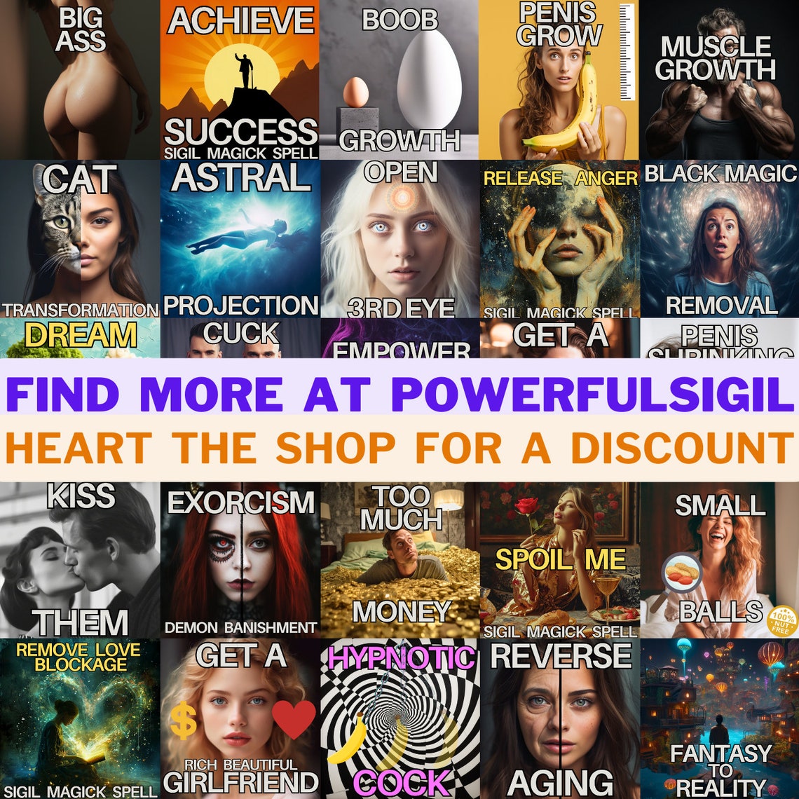 Extreme Sex Lust Magick Sigil Spell Hot Crazy Sex Spell Stubborn