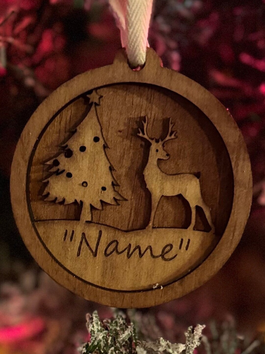 Custom Wood Ornaments - Etsy