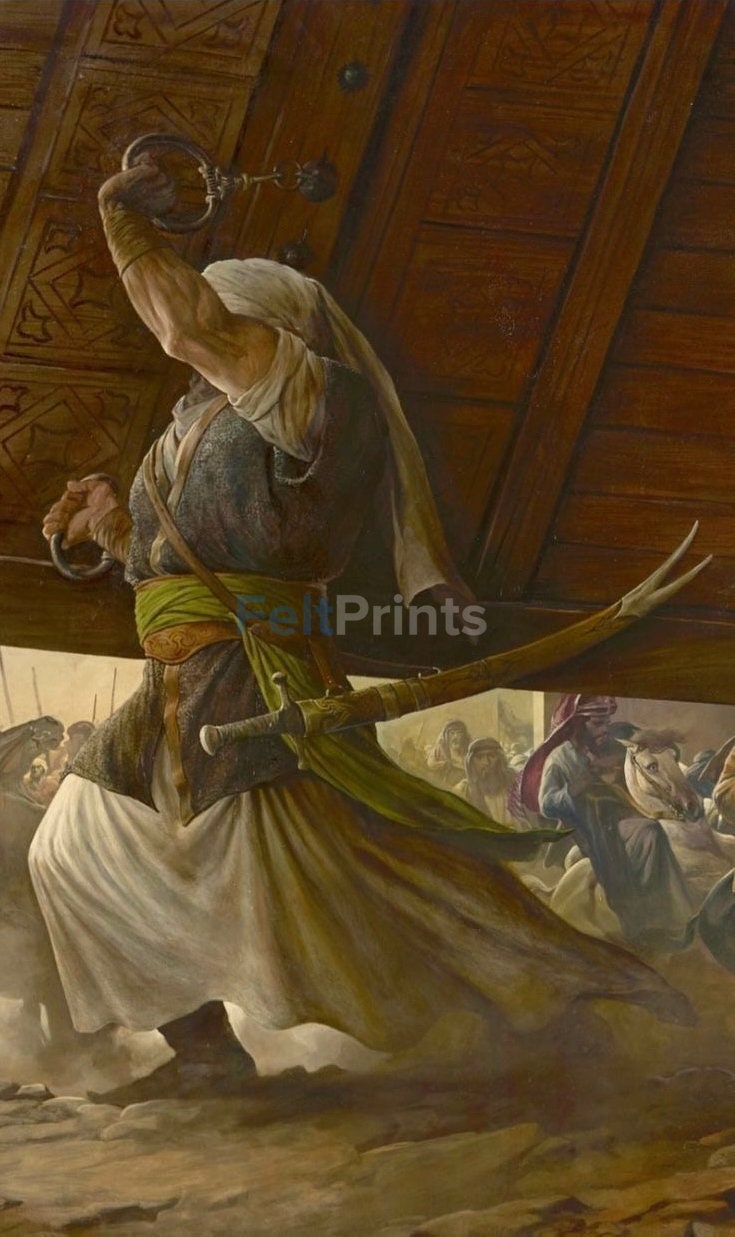 Fabric Printed Portrait of Imam Ali - Etsy