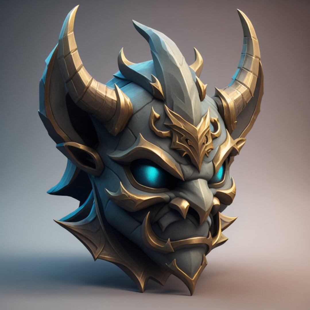 Custom 3d-printed Gargoyle Head Piece - Etsy