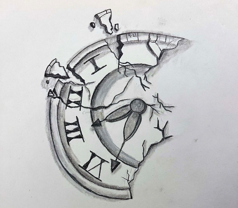 Broken Clock - Etsy