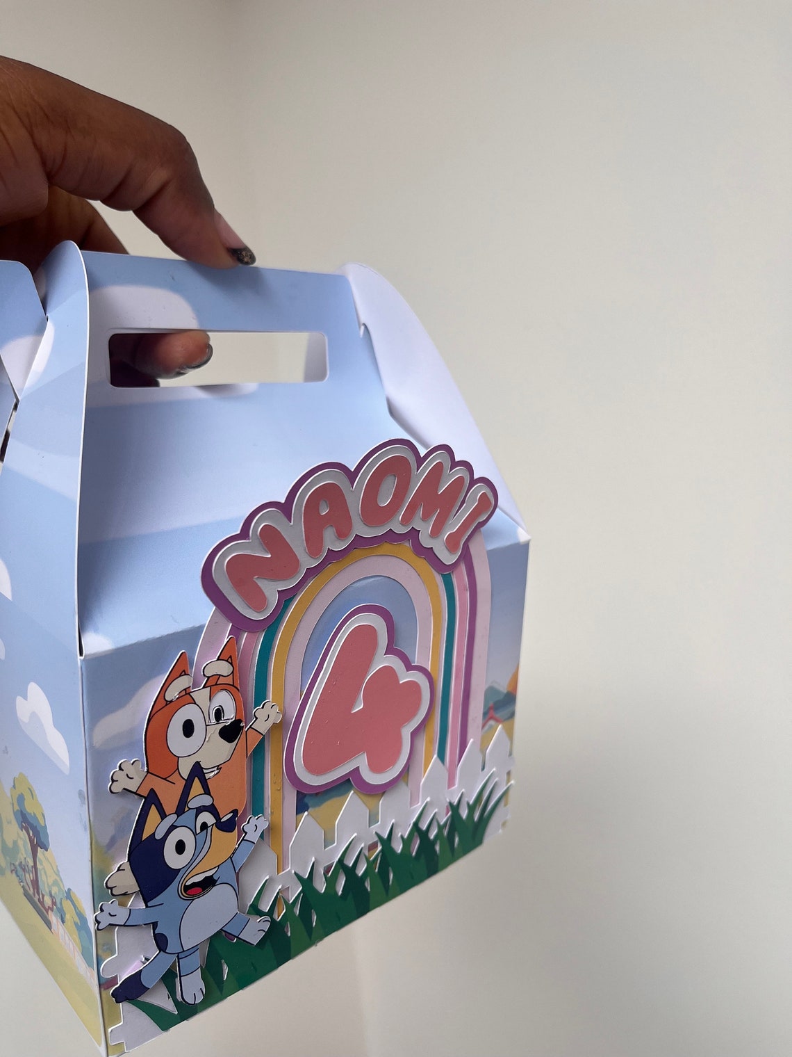 Bluey Themed Party Favor Box, Kids Party Box, Kids Party Gift Bag, Kids ...