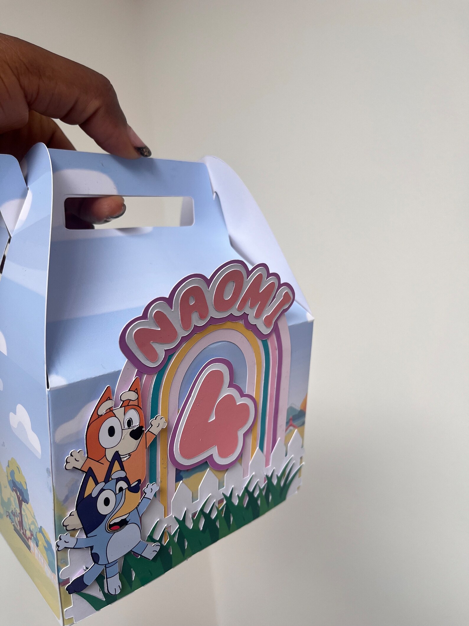 Bluey Themed Party Favor Box, Kids Party Box, Kids Party Gift Bag, Kids ...