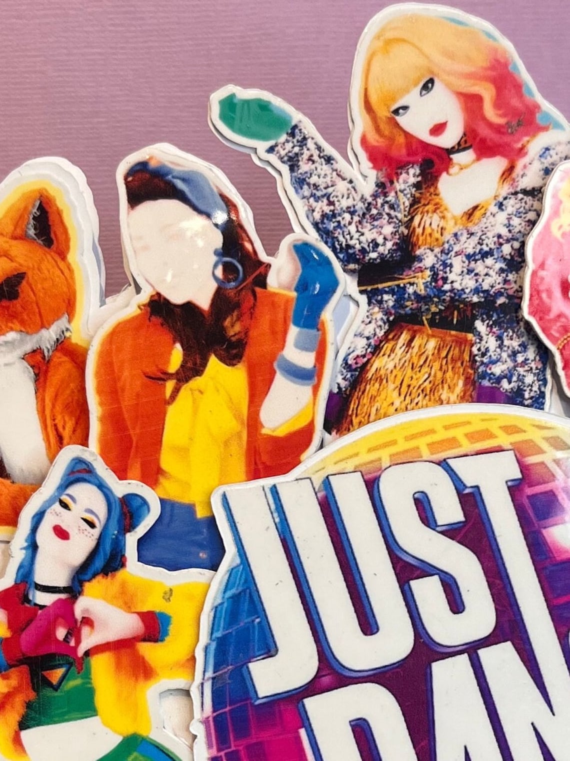 Just Dance Personalised Cake Topper, Just Dance Birthday Decoration ...