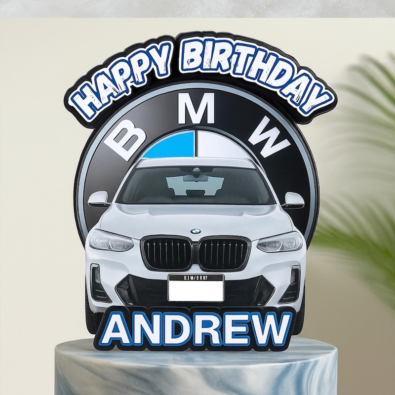 Bmw Cake Topper - Etsy UK