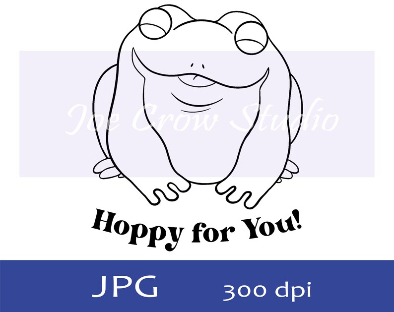 Hoppy for You Cute Chubby Toad Coloring Page Animal Drawing for Kids ...