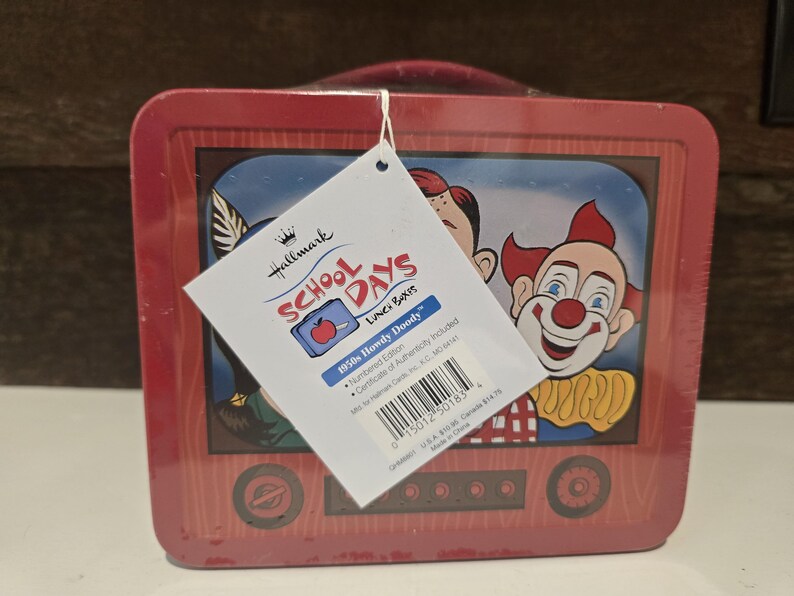 1998 Hallmark School Days Howdy Doody Lunch Box - in Original Packaging ...