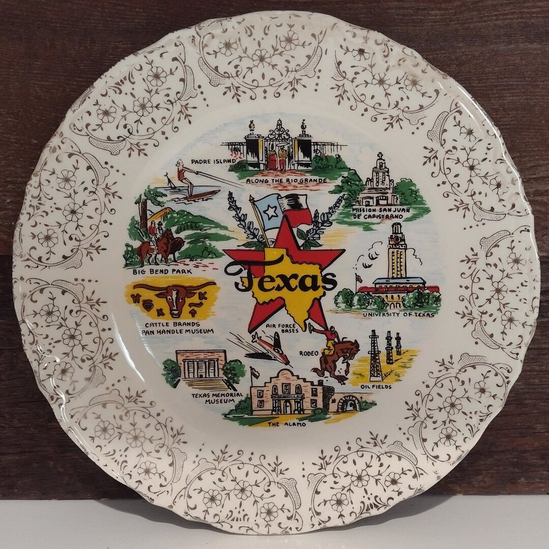 Collectible Texas Plate - Etsy