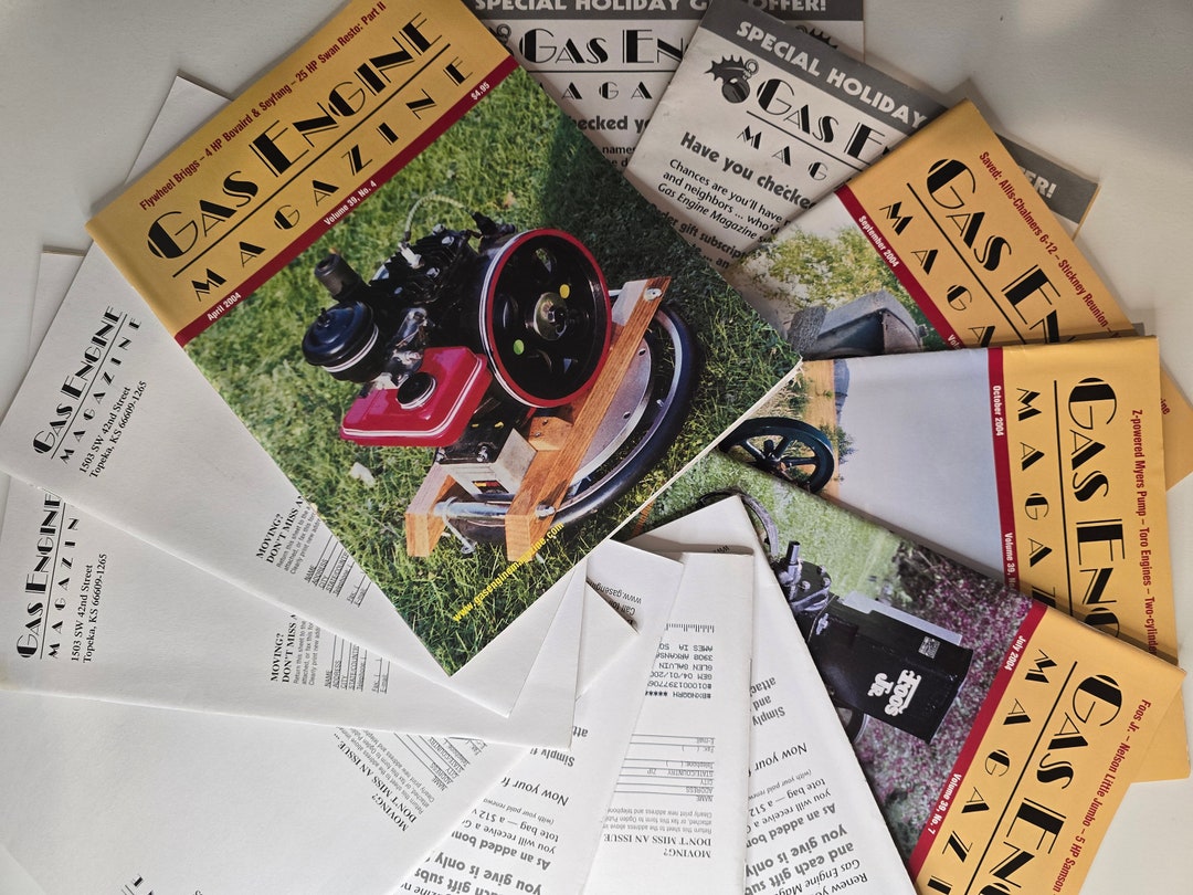 Gas Engine Magazines, Complete Series of All 2004 - Etsy