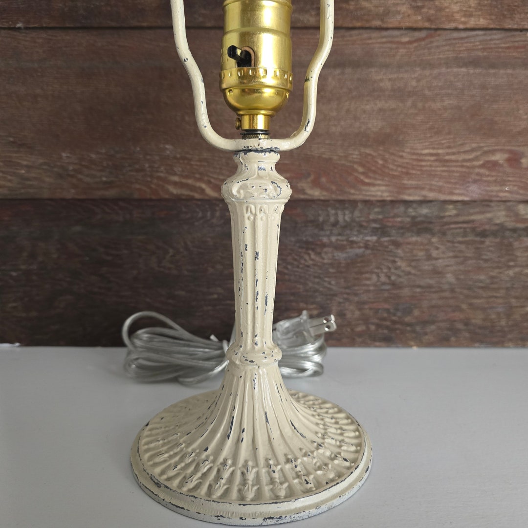 Antique Cast Iron Lamp Base Corn Pattern - Etsy