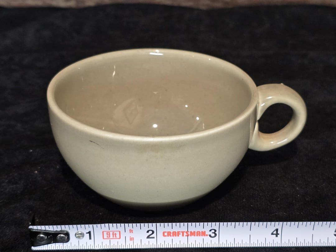 Set of 4 Russel Wright Tea Cups by Iroquois - Stone Gray - Etsy