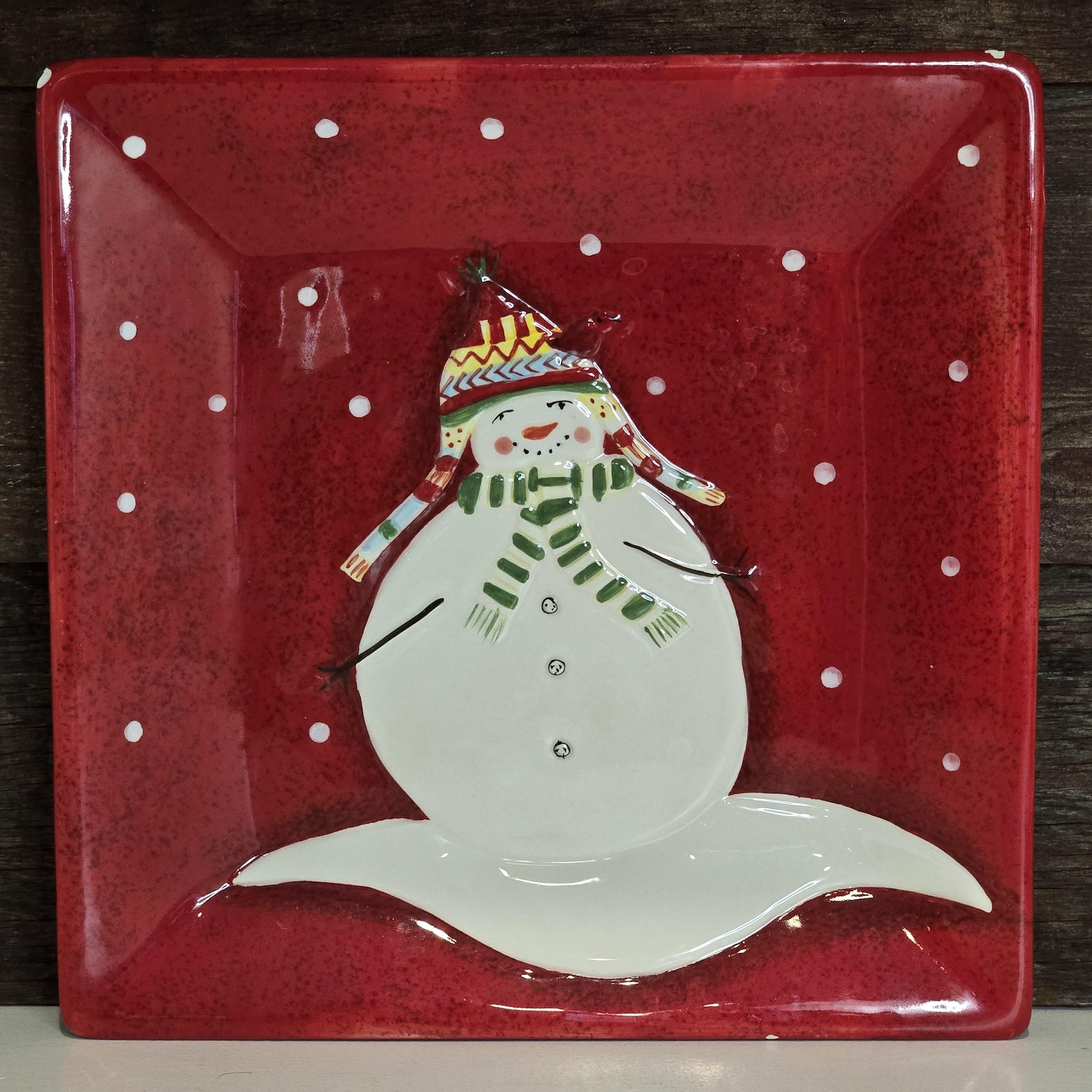 Oneida Snowmates Snowman Plate by Debbie Taylor-kerman - Etsy