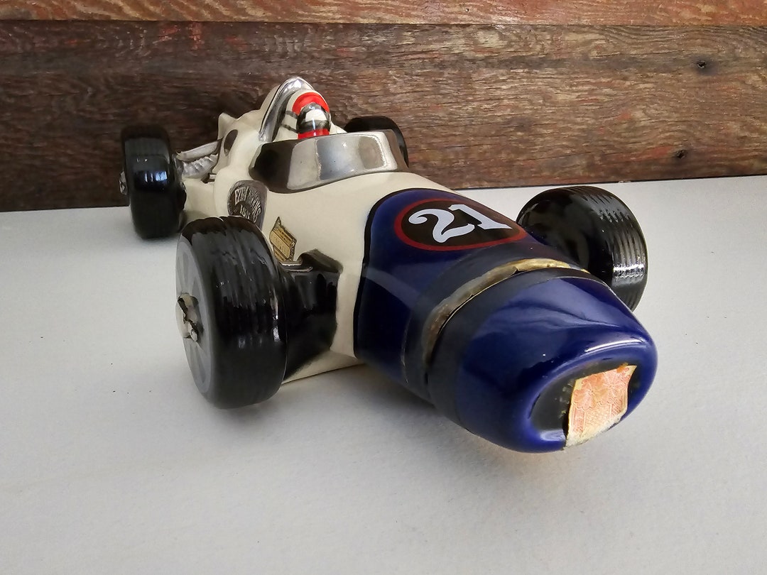 Ezra Brooks Whiskey Decanter, #21 Indy Car, - Etsy