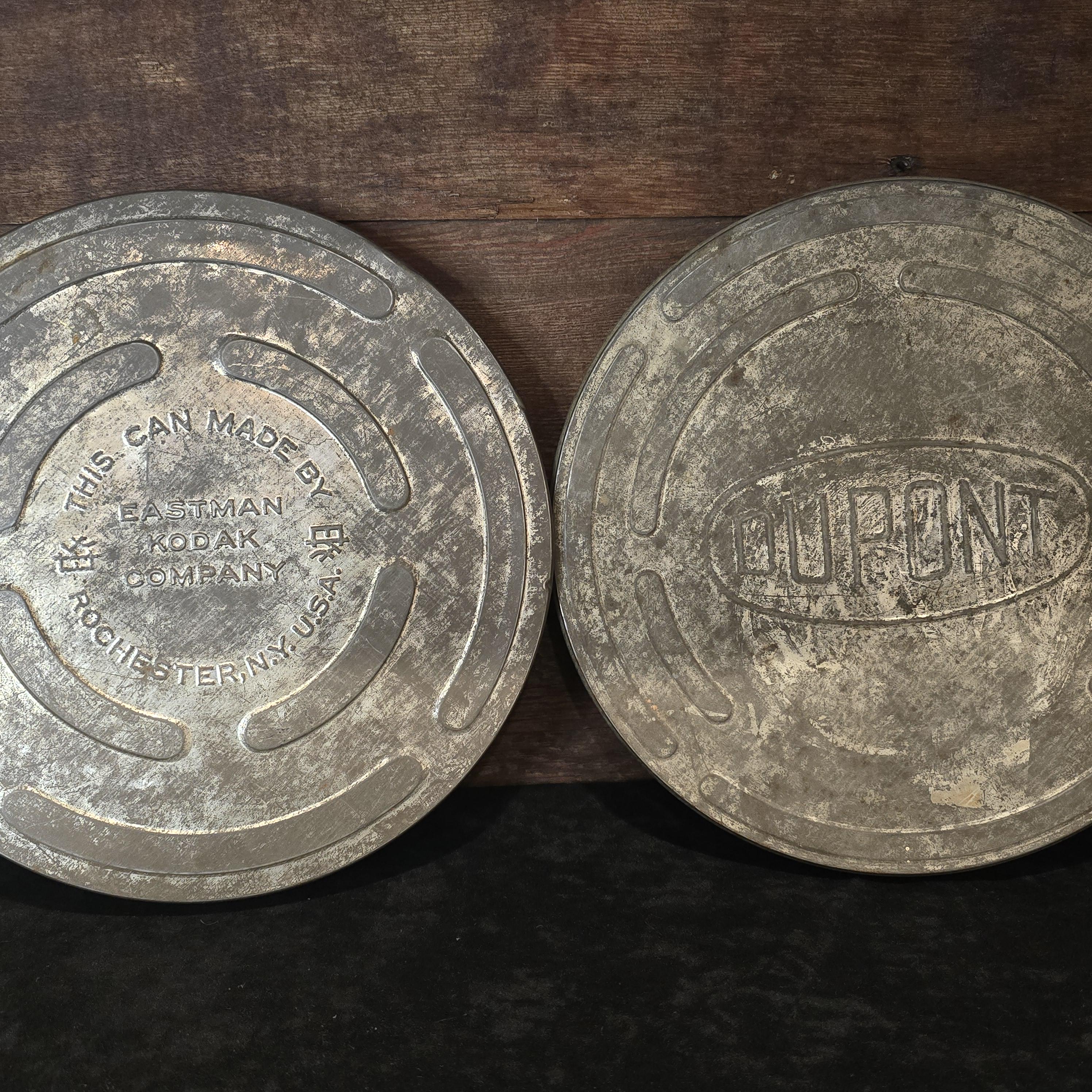 Vintage Film Reel Tins, Eastman Kodak, Dupont, 10.5 Inch - Etsy