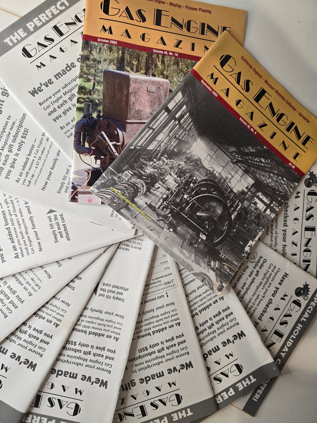 Gas Engine Magazines, Complete Series of All 2005 - Etsy