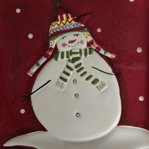Oneida Snowmates Snowman Plate by Debbie Taylor-kerman - Etsy