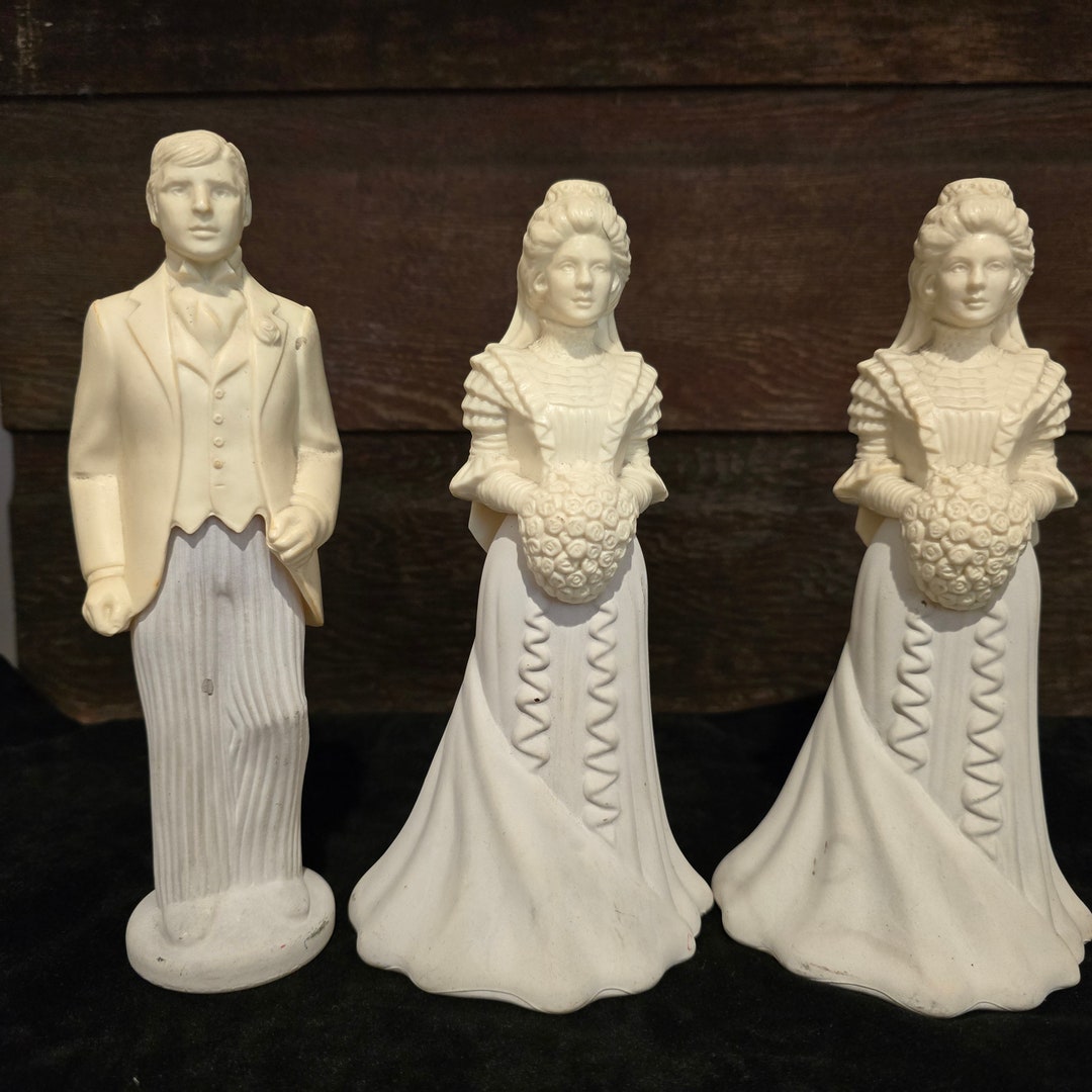 Avon Bridal Moments Figurines Groom Bride - Etsy