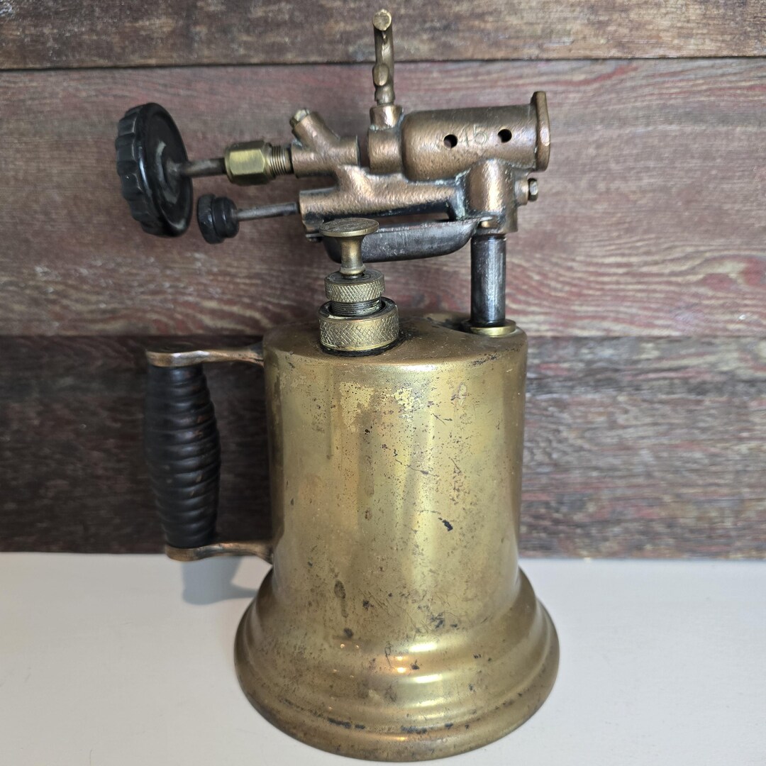 Vintage Brass Blow Torch – Antique Liquid Fuel Soldering Tool ...