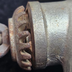 Vintage Wards Hand-crank Meat Grinder – Cast Iron With Wooden Handle - Etsy