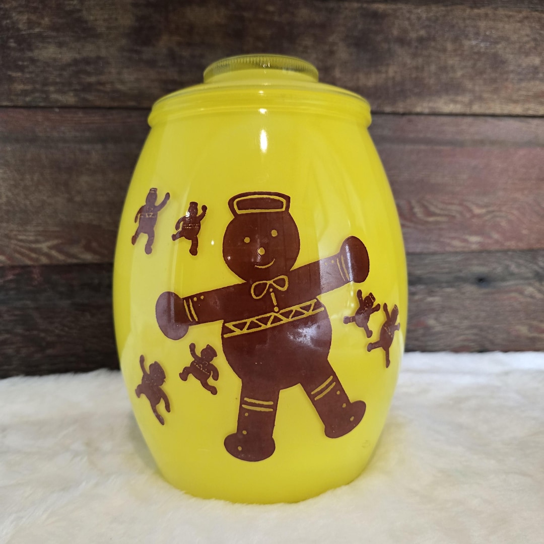 Vintage Bartlett Collins Gingerbread Man Cookie Jar - Etsy