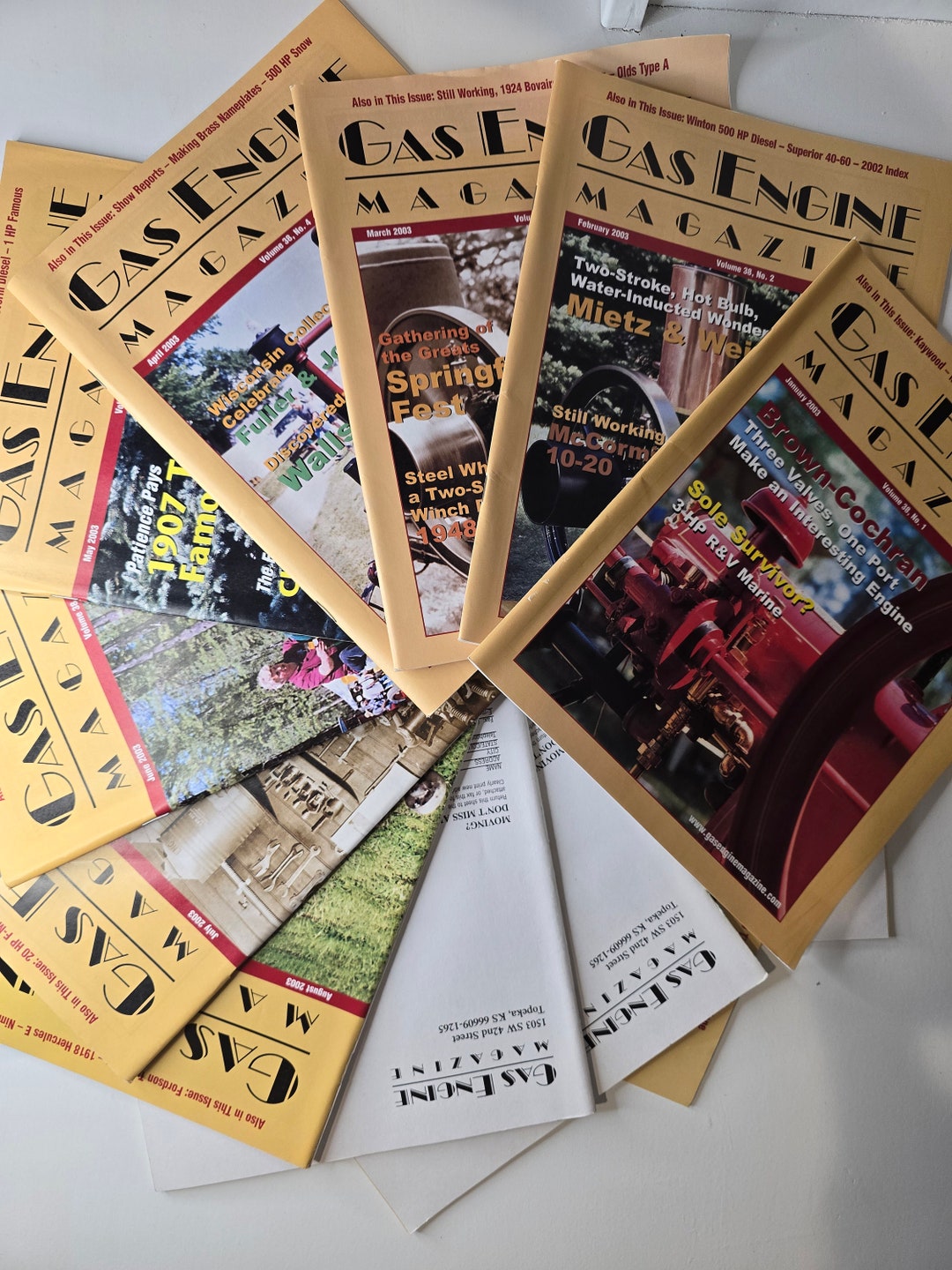 Gas Engine Magazines, Complete Series of All 2003 - Etsy