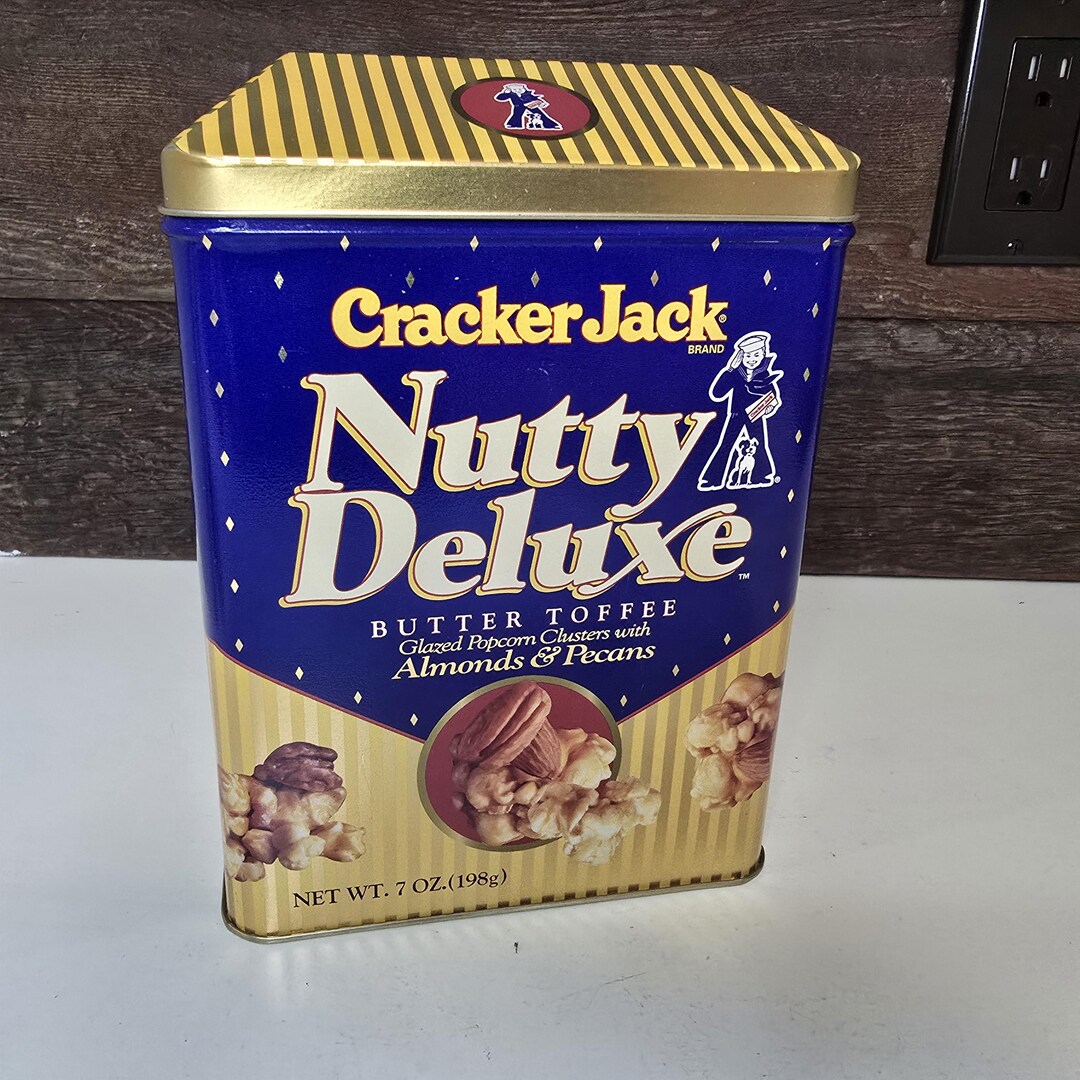 Vintage 1994 Cracker Jack Nutty Deluxe Collector's Tin - Etsy