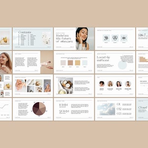 Cloud Nine | Elegant Pitch Deck Presentation | Designed in Canva - Etsy