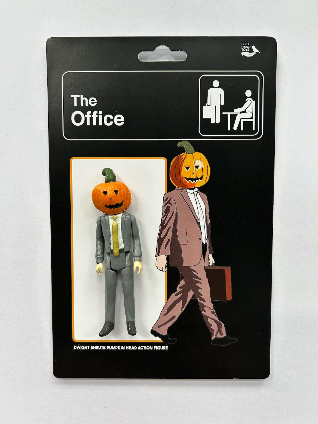 Dwight Schrute Pumpkin Head Action Figure – the Office Classic - Etsy