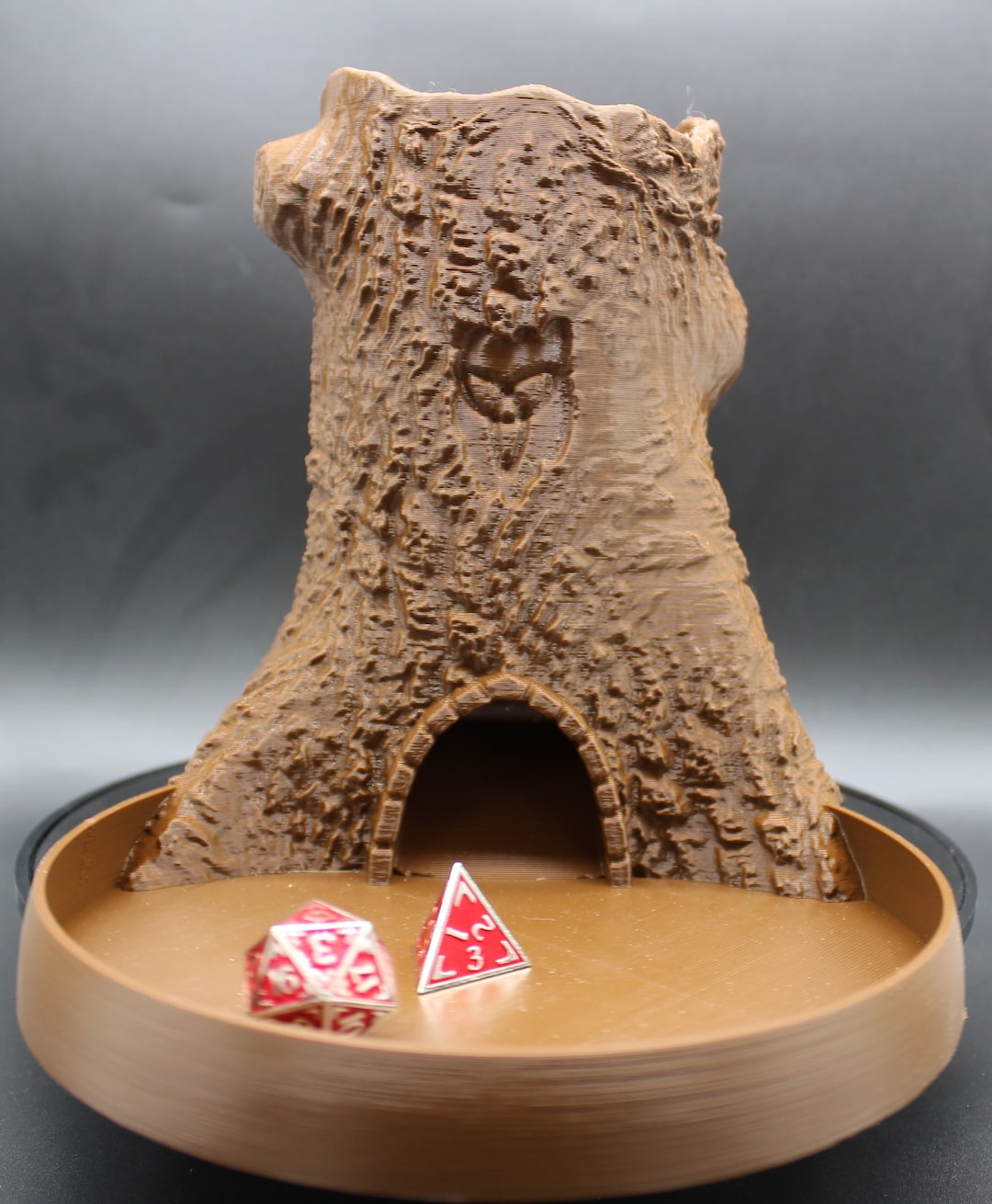 Druidic Tree Dice Tower 3D Printed, Channel the Magic of Nature in Your ...