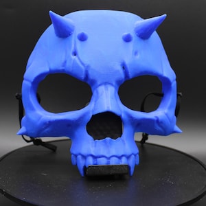 Wearable Demon Skull Mask - 3D Printed - Unleash Your Dark Side! - Etsy