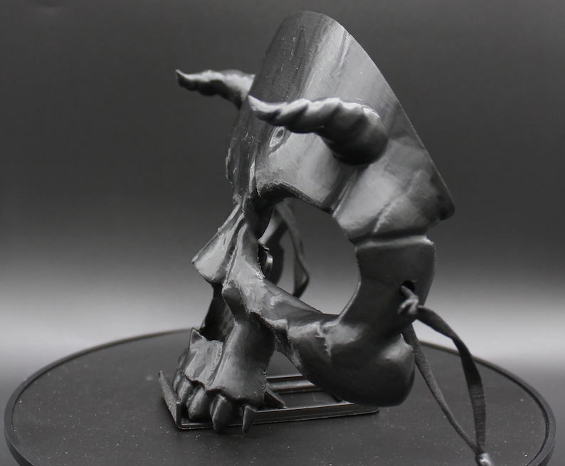 Wearable Horned Skull Mask - 3D Printed - Embrace the Dark! - Etsy