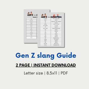 Ultimate Gen Z Slang Guide and Dictionary: Regular & Hockey Editions ...