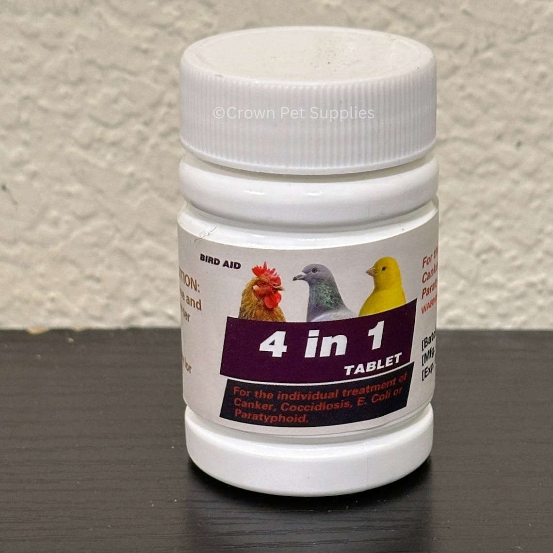 4 in 1 Tablets for Canker, Coccidiosis, E-coli for Chickens Pet ...
