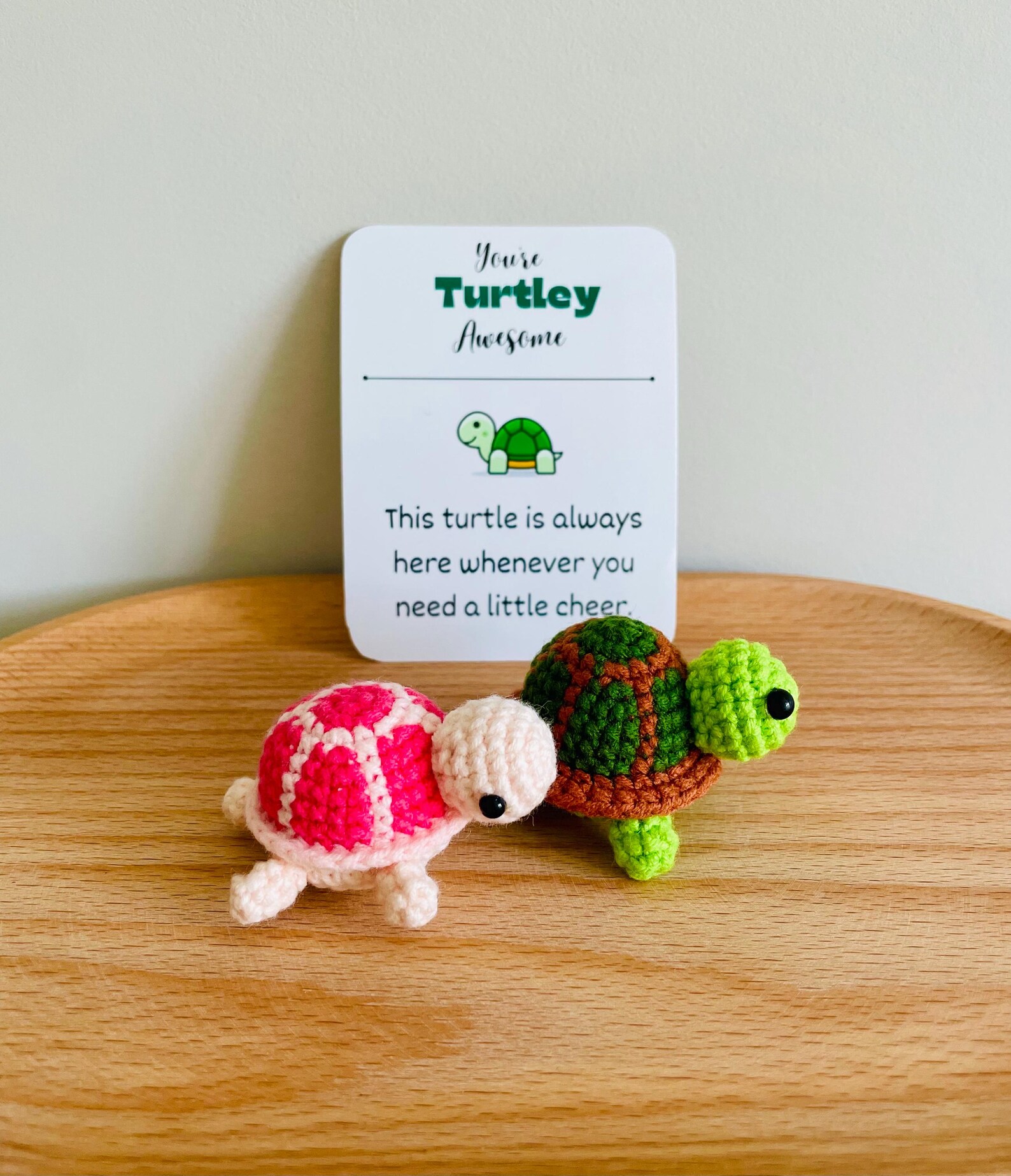 Crochet Pocket Hug Turtle: Personalized Cheer up Gift - Etsy