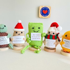 Crochet Positive Dolls: Handmade Emotional Support Animals - Etsy