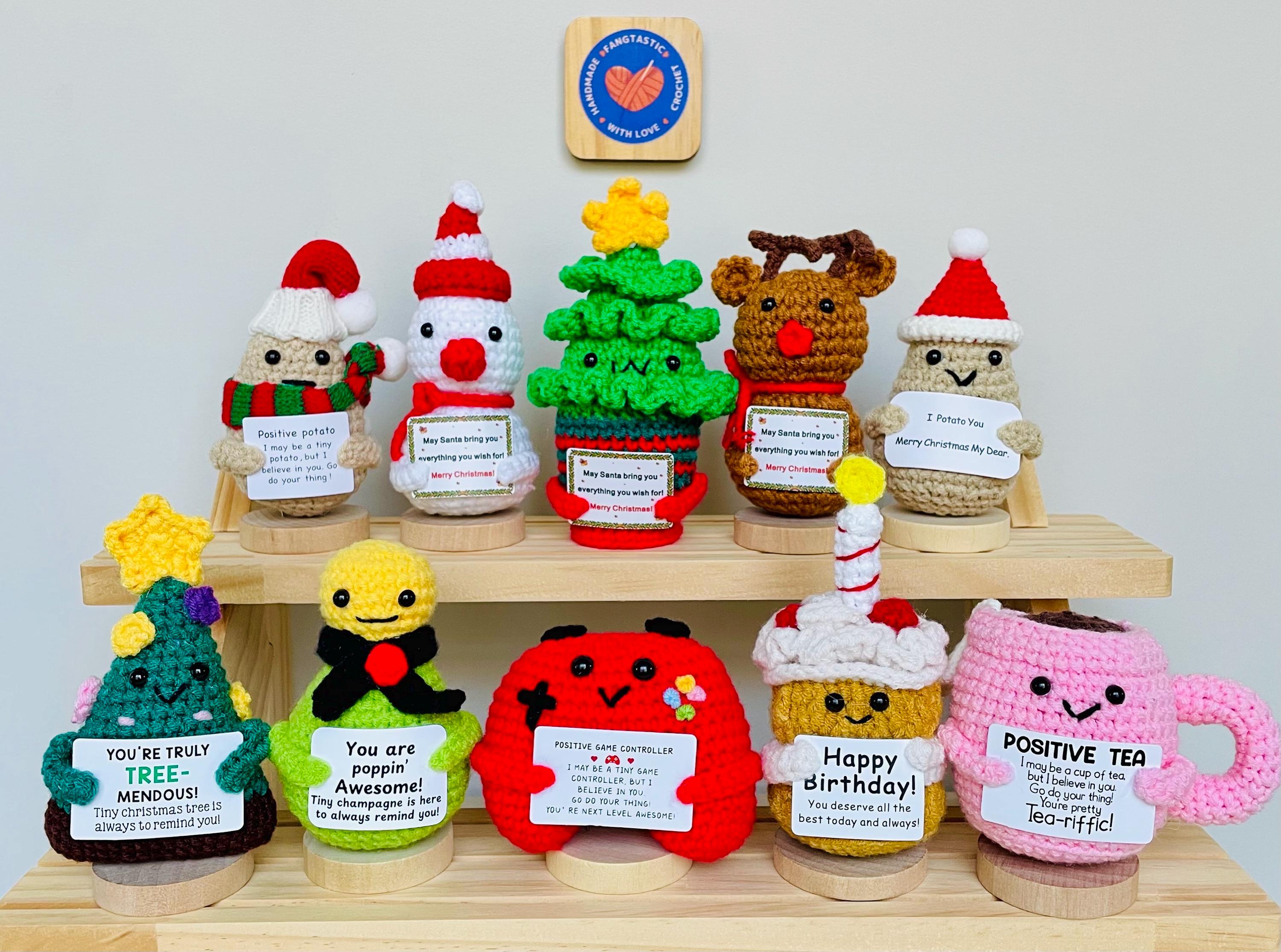 Crochet Positive Dolls: Handmade Emotional Support Animals - Etsy