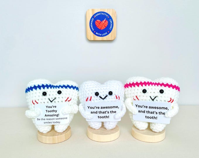 Tooth With Teeth Keychain Incisors Premolar Molar Charm Stress Toy Bag ...