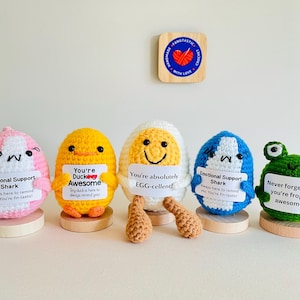 Crochet Positive Dolls: Handmade Emotional Support Animals - Etsy