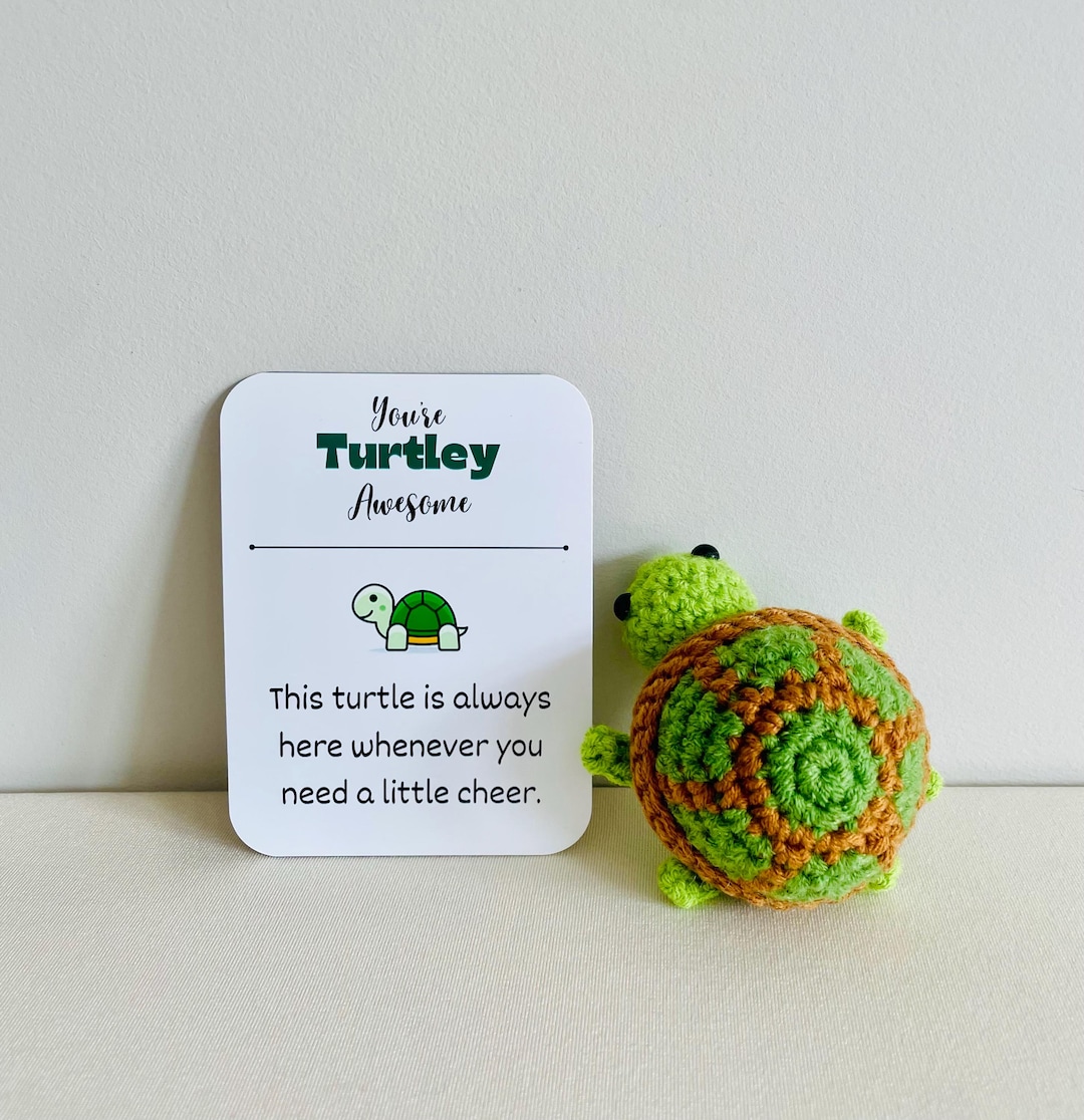 Crochet Turtle Pocket Hug: Emotional Support Gift - Etsy