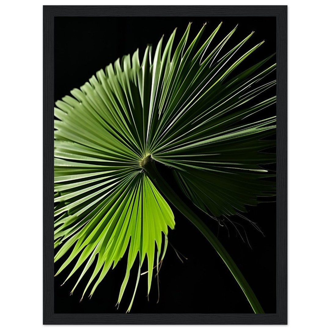 Modern Greenery Art Wall Art Plant Photograph Greenery Fan Wall Art ...
