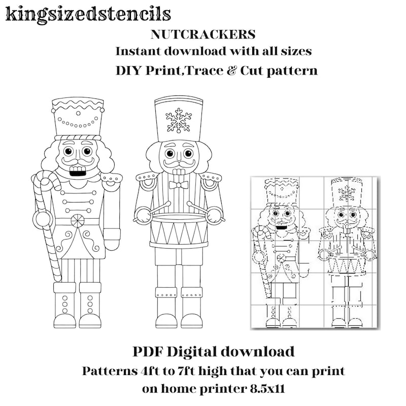 Nutcracker Cutout - Etsy