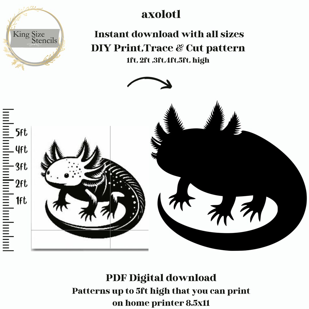 1 to 5ft Axolotl , Fish, Animal, Reptile, Archie, Kids, Party,custom ...