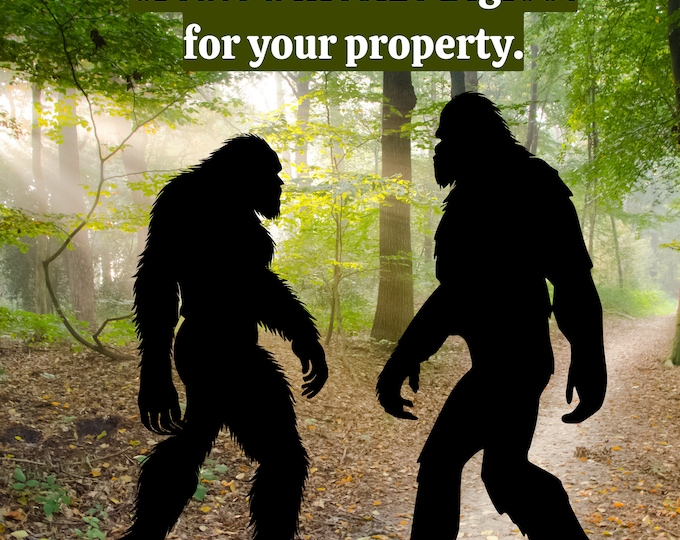 7ft 8ft 10ft Life Size Bigfoot Pattern Scroll Saw, Sasquatch Silhouette ...